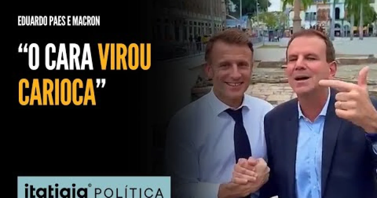 Ao lado de Macron, Eduardo Paes brinca que presidente francês 'virou carioca' após G20 no Rio ...